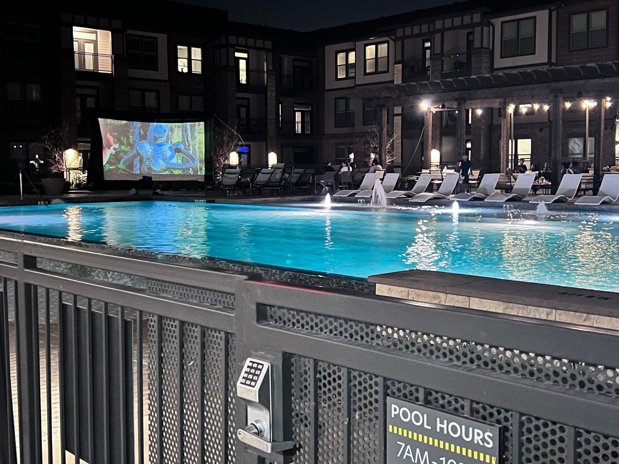 Outdoor Movie Screens & LED dance floor Rental in North Dallas ...